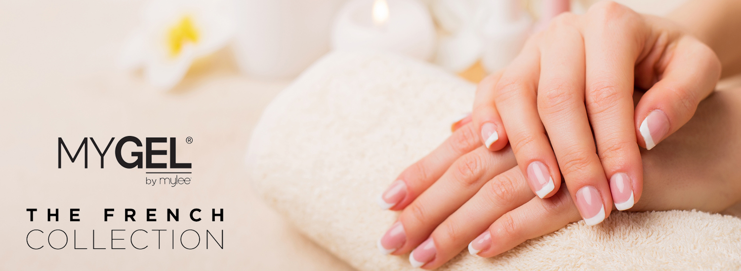 Mylee MYGEL French Manicure UV/LED Gel Nail Polish Kit Set White Clear ...